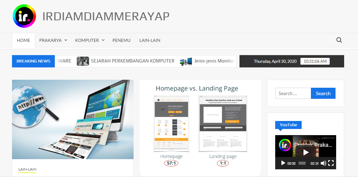 Pengertian Homepage Beserta Fungsi dan Contohnya - ruanglab.id