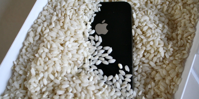 Benarkah Beras Bisa Selamatkan Ponsel yang Basah? - ruanglab.id